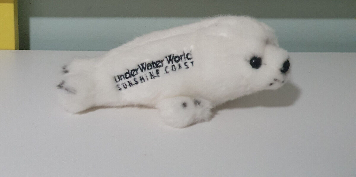 WHITE SEAL PLUSH TOY UNDERWATER WORLD PLUSH WHITE HARP SEAL TOY STUFFED ...