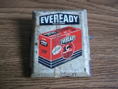Rare vintage "EVEREADY" Radio battery advertising paper clip of 50's ...