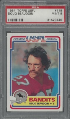 1984 Topps USFL #119 Doug Beaudoin PSA 9 Mint 31523440 | eBay