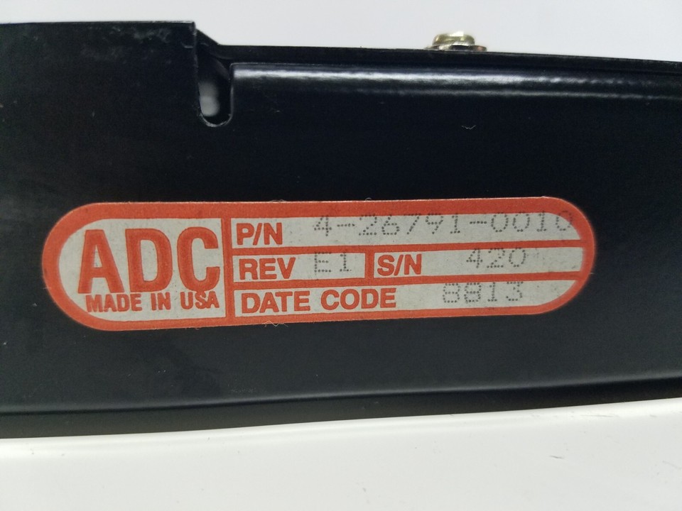 ADC 1/4” 48 Point TRS Pro Audio Patch Bay Rack Mountable PN: 4-26791 ...
