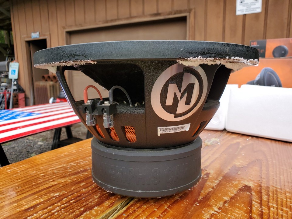 Memphis Subwoofer M512D4 12" 600W RMS Dual 4-Ohm M5 Series Subwoofer | eBay