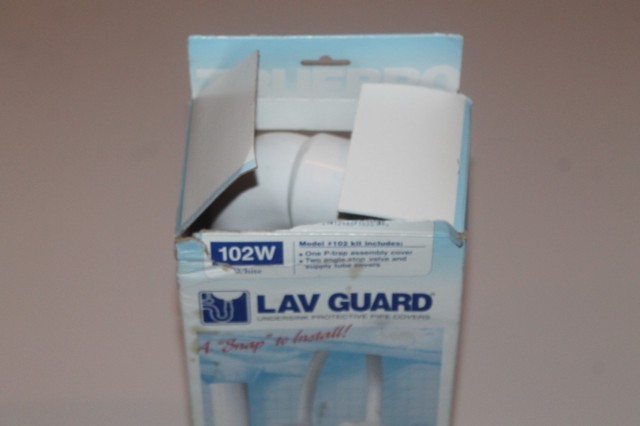 Trubro LAV Guard 2 102w Fast Fit Undersink Piping Pipe Covers - White ...