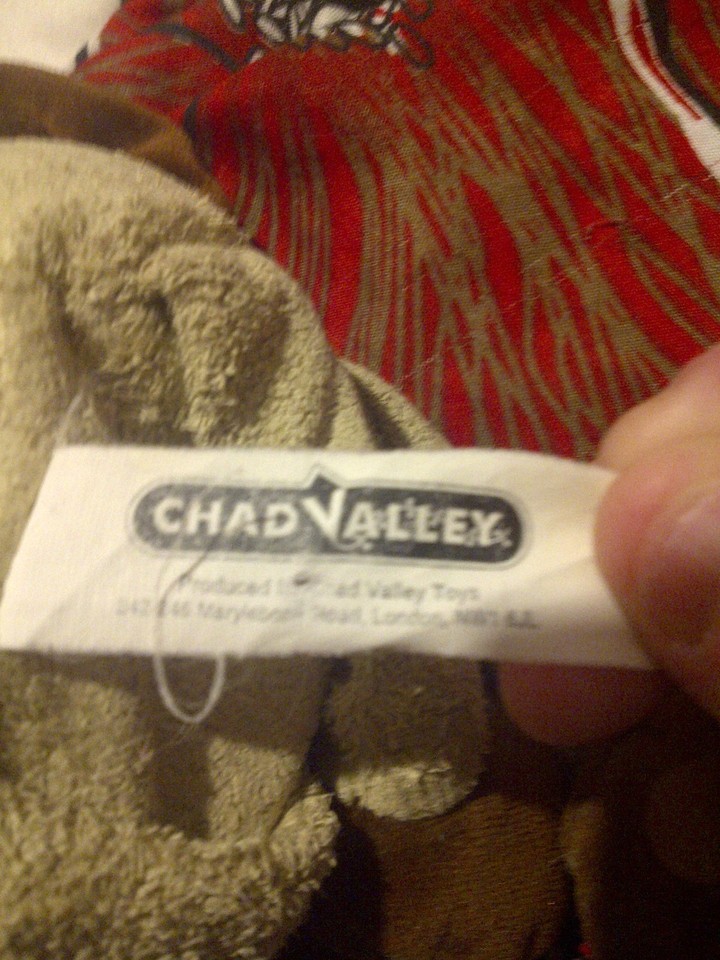 Chad Valley Puppy Dog Soft Toy Beanie Comforter Dangly Legs Vintage ...