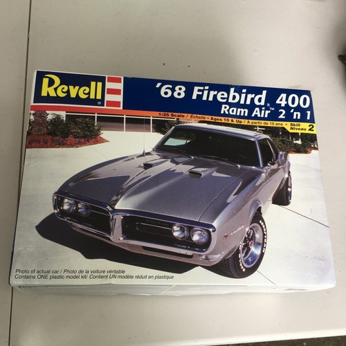 Model Kit New open box - Revell Monogram 1968 firebird 400 Ram 1:25 Scale | eBay