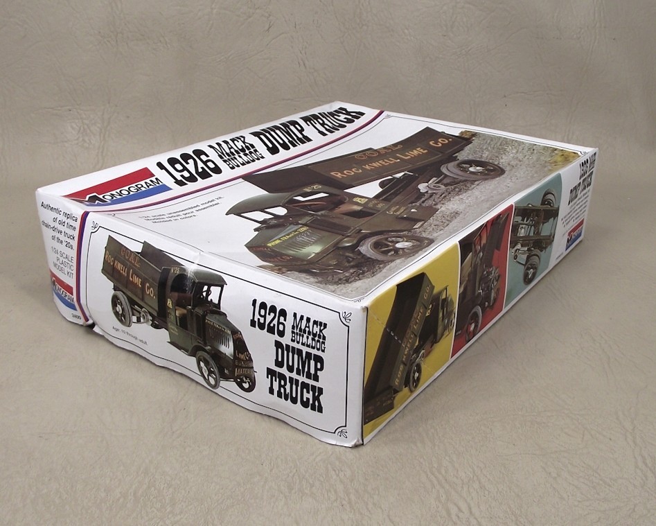 Vintage Monogram 1926 Mack Bulldog Dump Truck Model Kit Parts Sealed | eBay