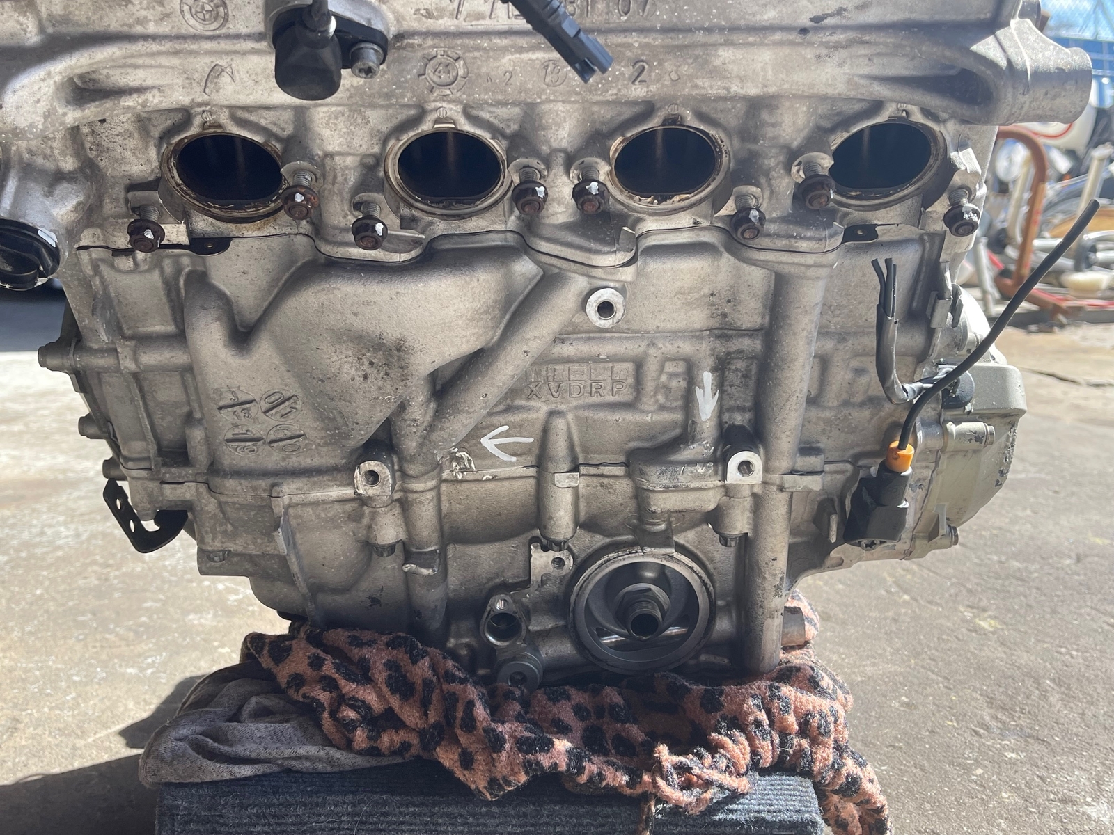 2014 Bmw S1000rr Engine Motor Crankcase Head Trans Block 09-14 S 1000rr ...