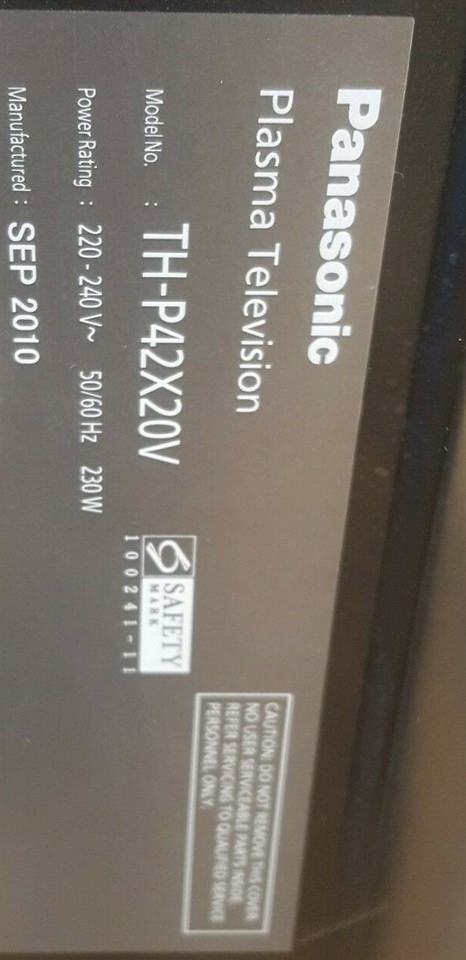 Original PANASONIC TNPA5066AD SN BOARD FOR TH-P42X20V TC-P42C2 AND ...