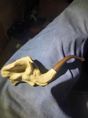 Vintage Carved Elephant Tobacco Pipe Made In Italy- Italian | eBay