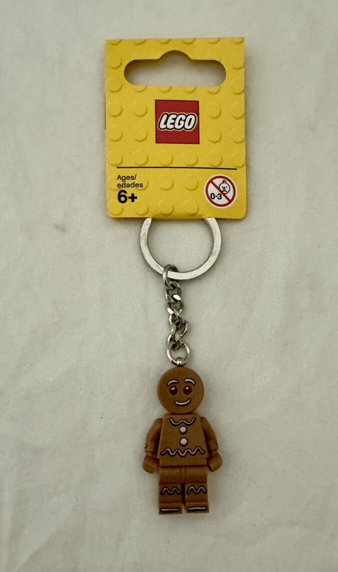Brand New LEGO 851394 Gingerbread Man Christmas Keychain | eBay