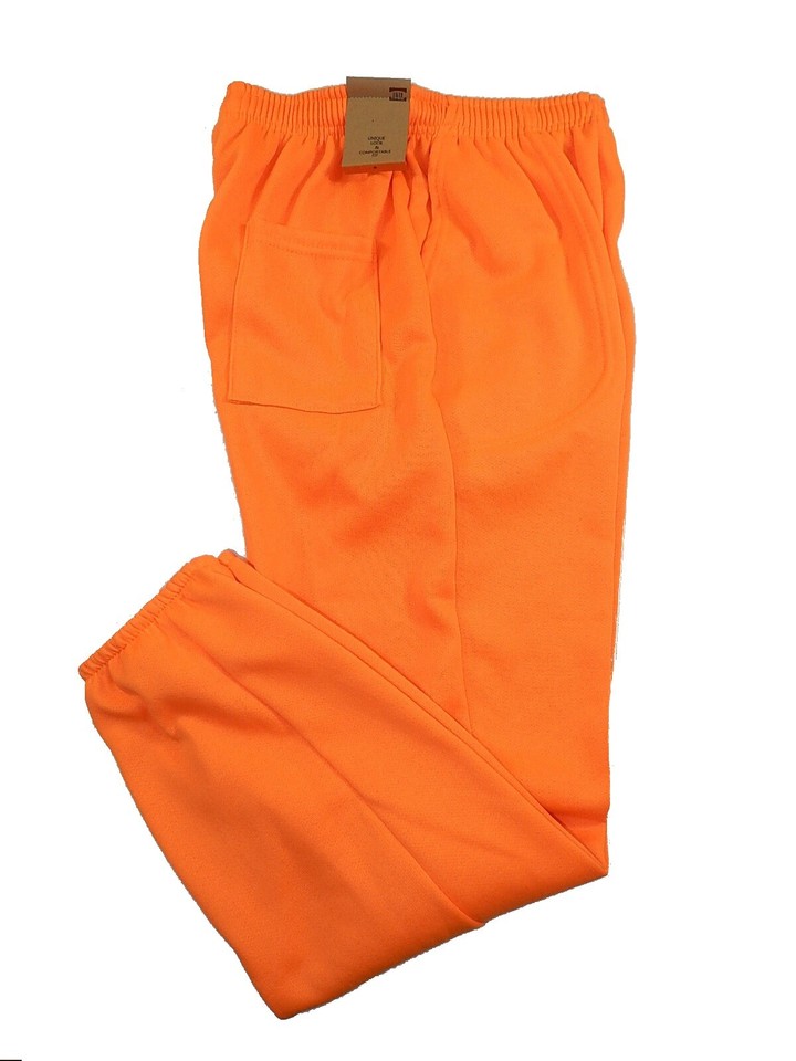 NEW MENS FLEECE 3 POCKET SWEATPANTS GYM SPORTS WORKOUT SWEAT PANTS S ...