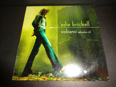 VOLCANO-ADVANCE CD by EDIE BRICKELL--Rare Collectible PROMOTIONAL ...