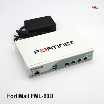 Fortinet FortiMail 60D FML-60D Email Router 500GB Network Security ...
