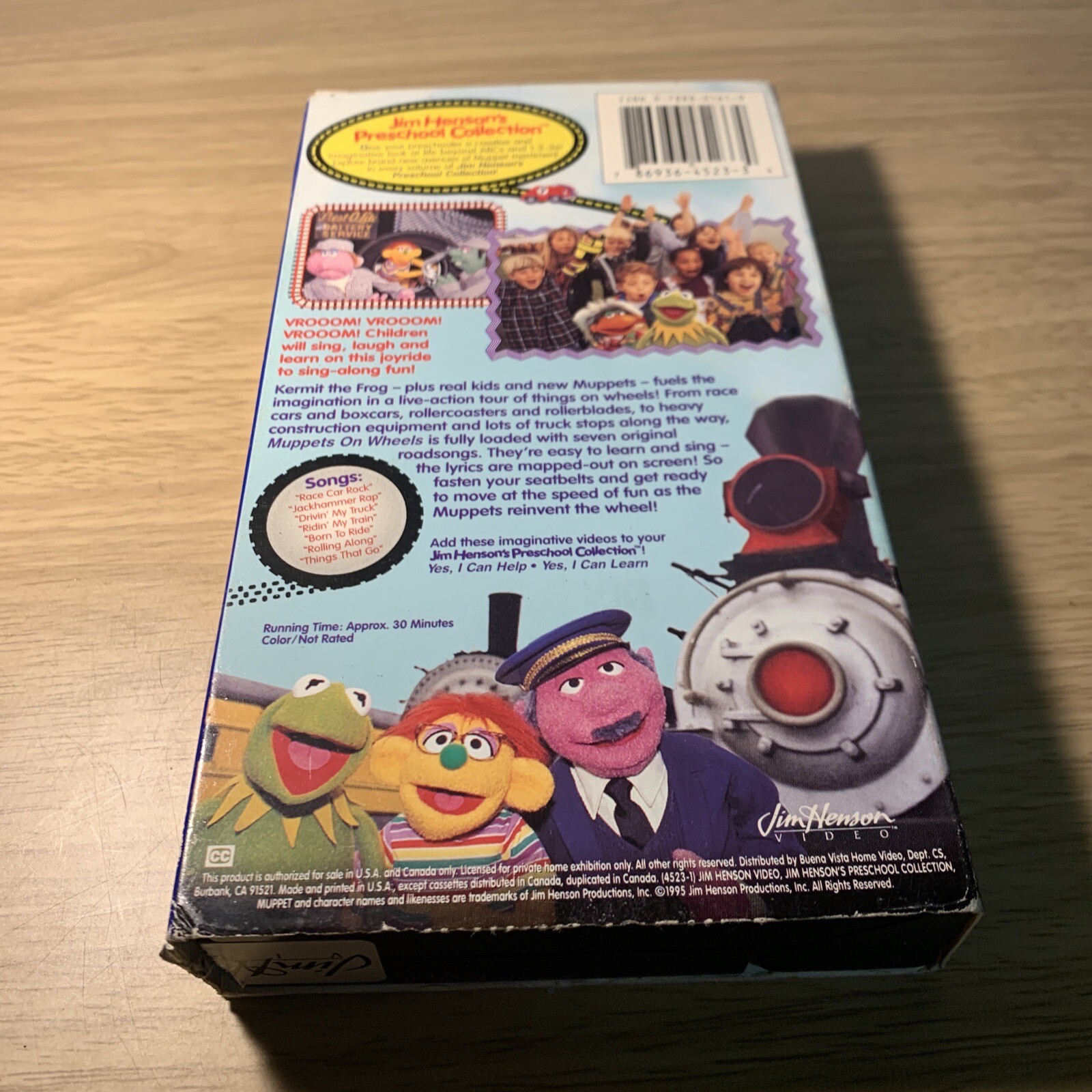 Jim Hensons Preschool Collection - Muppets on Wheels (VHS, 1995 ...