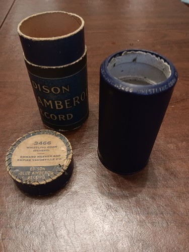 Edison Cylinder Record 3466 WHISTLING COON Edward Meeker Vaudville Co ...