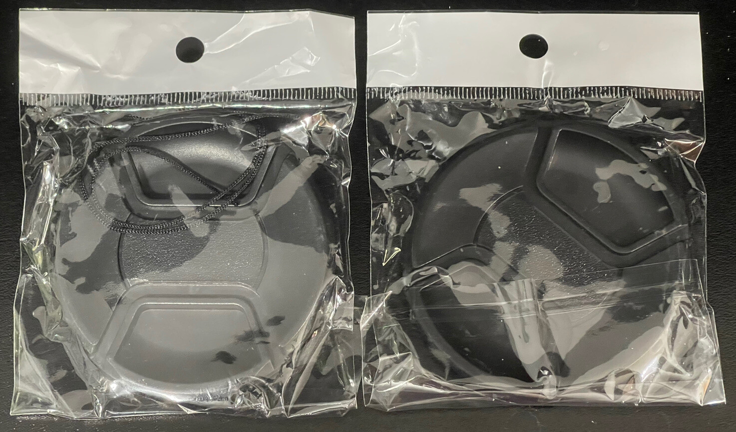 2 Lens Caps Center Pinch cover for Camera Lens size 72mm | eBay