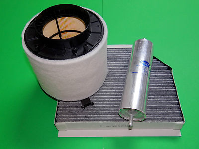 Kraftstofffilter Luftfilter Pollenfilter Audi Q5 / SQ5 (8R) 3.0 V6 TDI ...