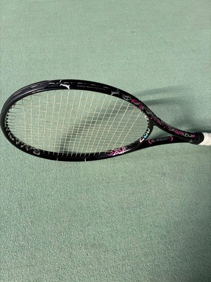 Toarson Tennis Racket 27 inch Black Pink White Grip Straight Swing Used ...