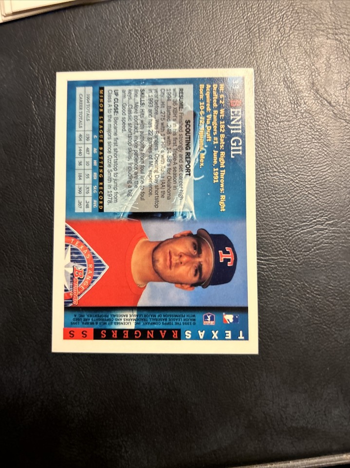 Cpp 1995 Bowman #33 Benji, Gil, Texas Rangers | eBay