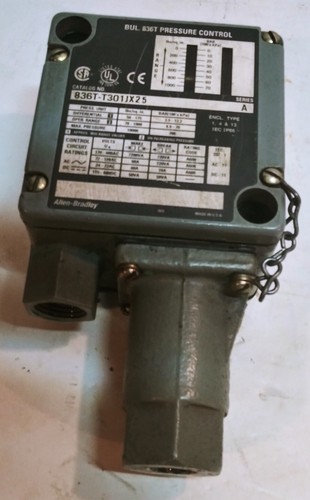 Allen Bradley Pressure Switch 836T-T301JX25 ser A 70-1000 PSI 5000 PSI ...