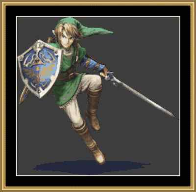 Zelda Link Cross Stitch Kit | eBay
