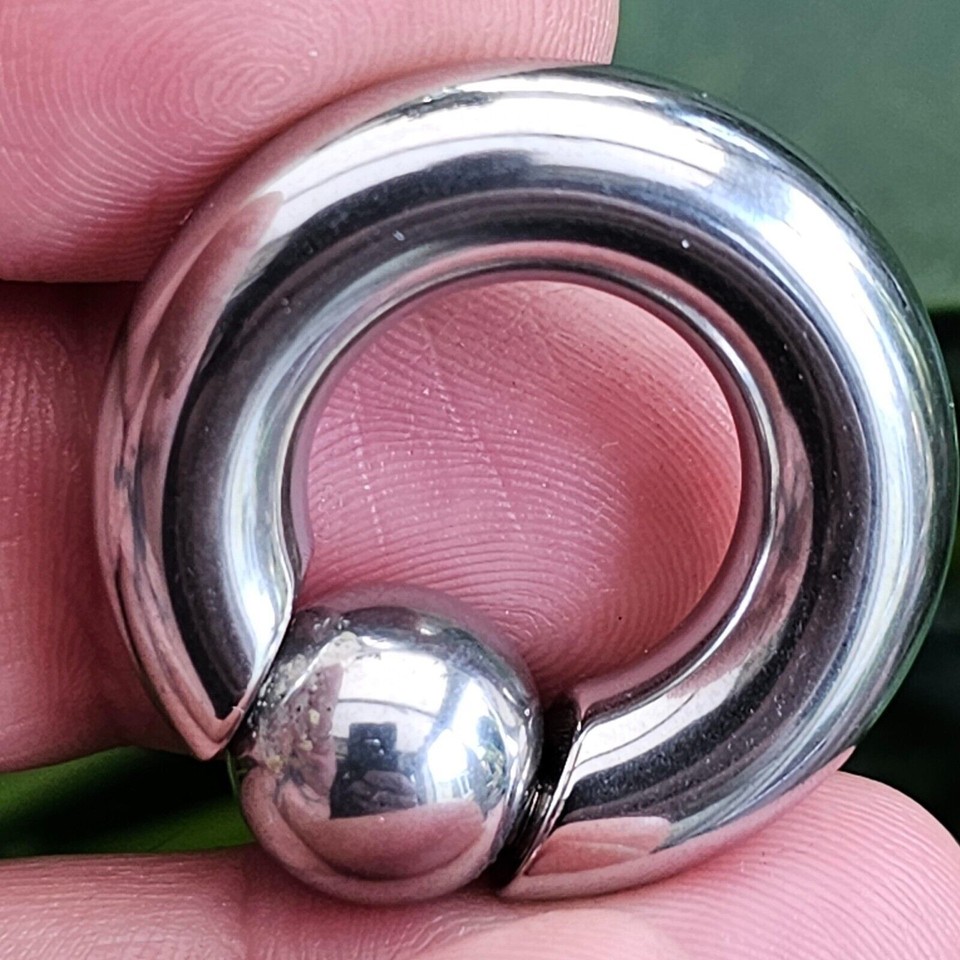 Easy Fit Heavy 31mm BCR CBR Ring 0g (8mm) 12mm Ball Closure PA Prince ...