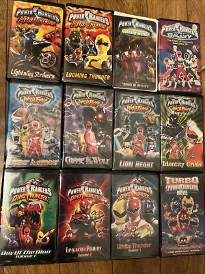 Power Rangers VHS LOT of 12 | eBay