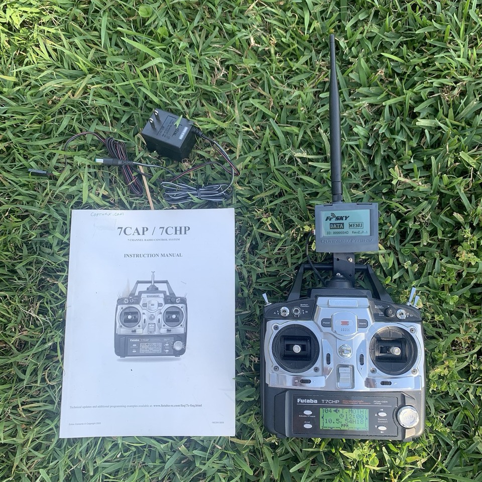 Futaba Transmitter T7CHP Radio Control Controller w/Manual Antenna ...