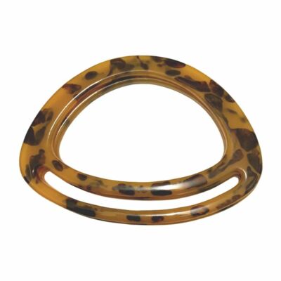 Oval Bag Handles Pair of D Shaped Tortoise Acrylic craft bag sewing ...