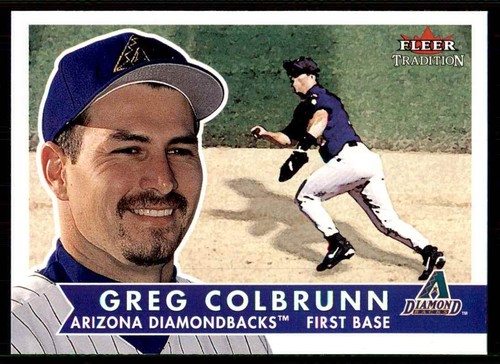 2001 Fleer Tradition Greg Colbrunn Baseball Cards #56 | eBay