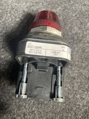 Allen Bradley 800T-Q24R PILOT LIGHT 24V RED LENS SER U (st746) | eBay