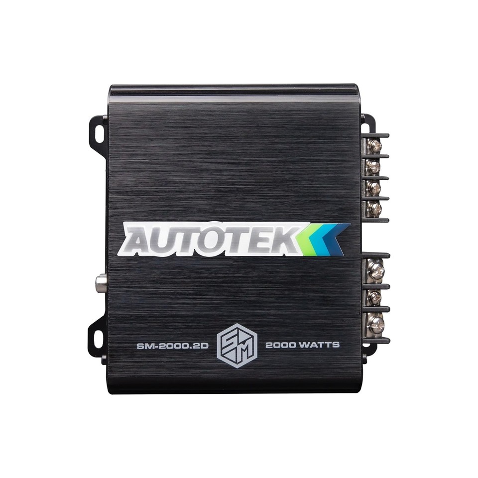 Autotek Street Machine SM-2000.2D 2000 Watt Two Channel Car Audio ...