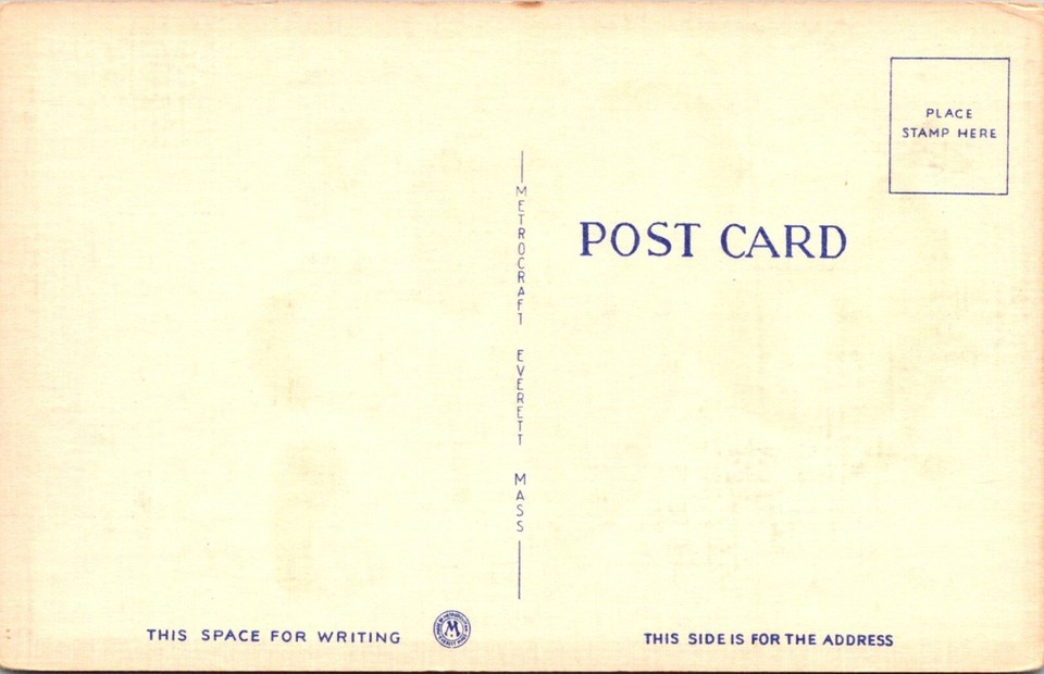 Blow Yourself to a Postage Stamp and Stick it on a Card Linen Postcard ...