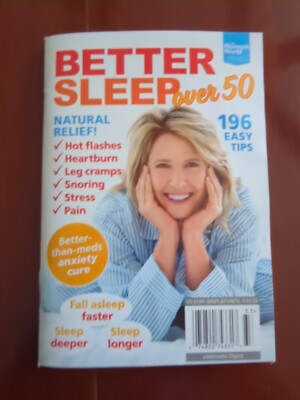 Woman's World Better Sleep over 50 Natural Relief 196 Easy Tips RP | eBay