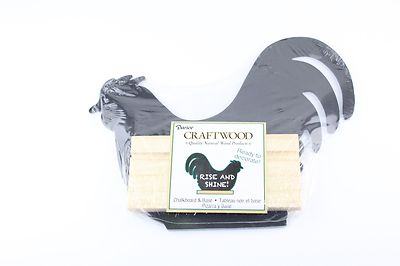 Darice Wood Chalkboard Rooster Décor | eBay