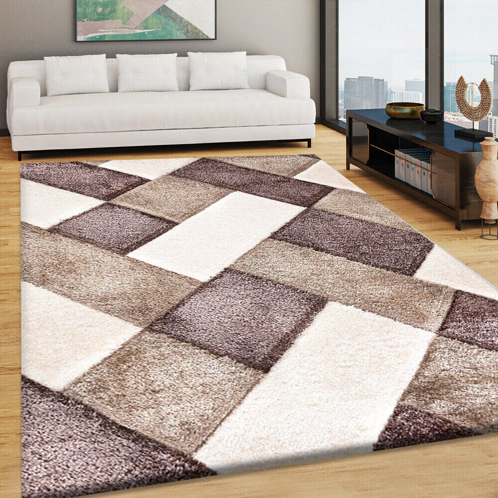 Small Large Shaggy Area Rug Hallway Runner Living Room Bedroom Carpet ...
