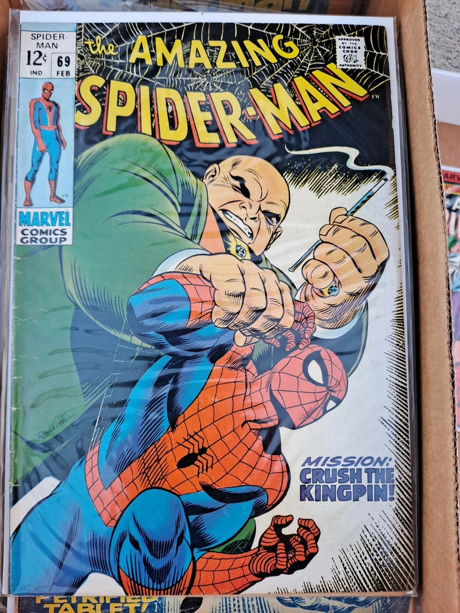 Spiderman Comic Cover Vintage