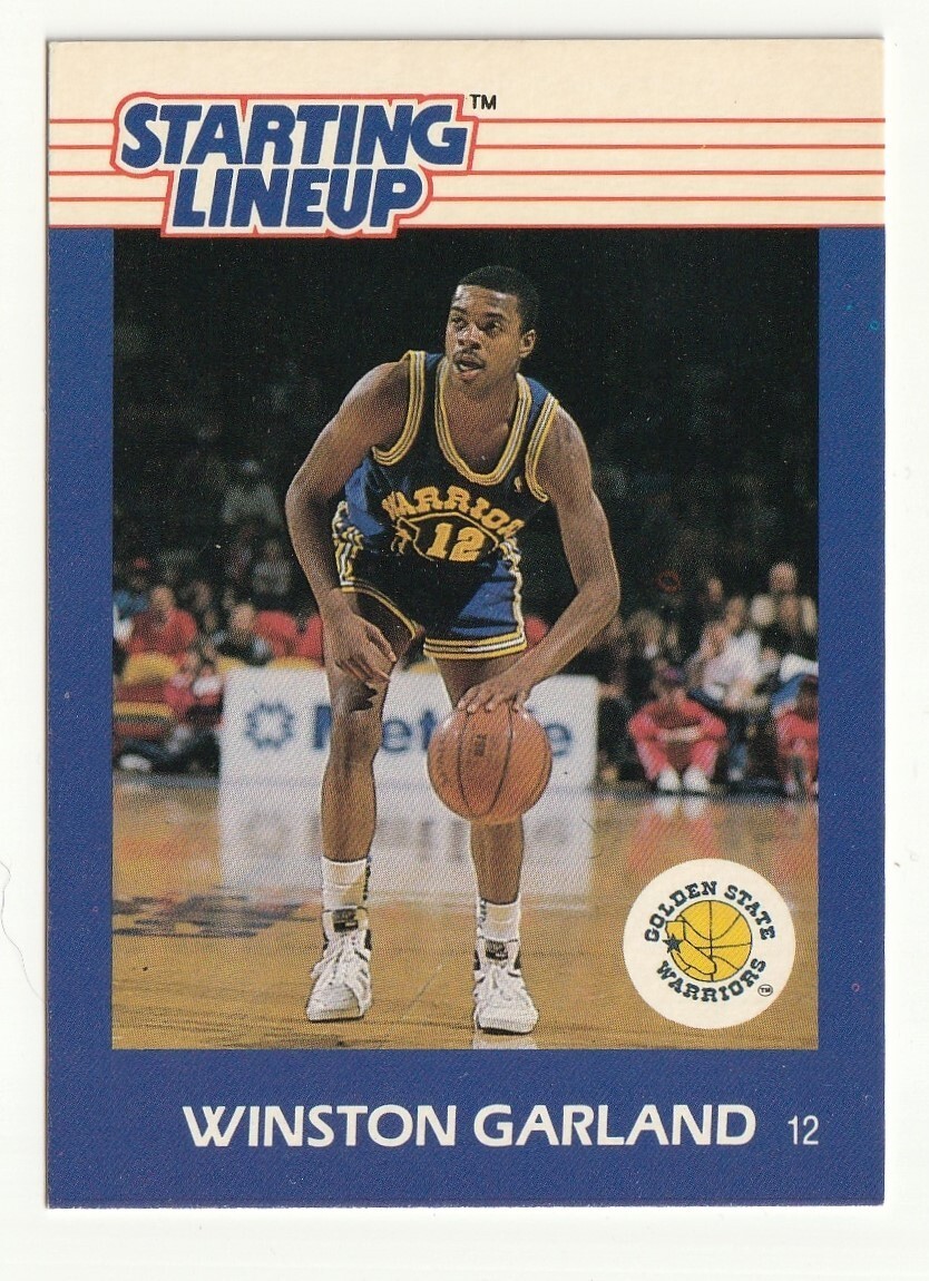 WINSTON GARLAND 1988 KENNER STARTING LINEUP BASKETBALL CARD WARRIORS | eBay