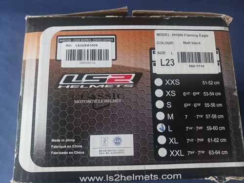 LS2 Skull Cap Black Motorcycle Helmet - New in Box | eBay