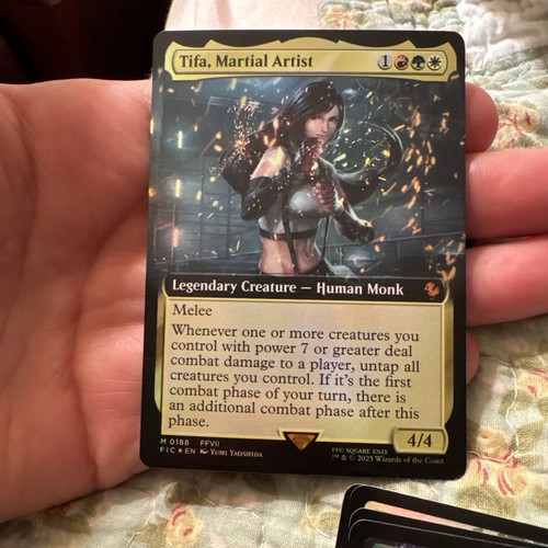 [FOIL] Tifa, Martial Artist Extended Art MTG Final Fantasy Mythic Rare ...