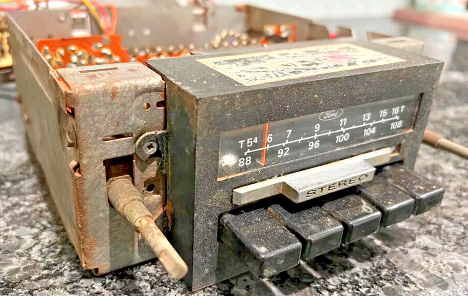 ⭐Ford Radio 7800 Model In-Dash 5-Button Long Length Vintage | eBay