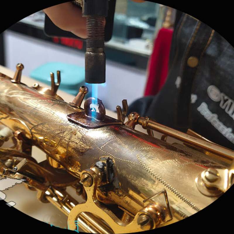 Saxophone Woodwind Repair Tool Kit Parts - Welding Torch Heating Bottle ...