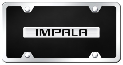 Impala Name Plate Black Acrylic Kit License Plate Frame Official ...
