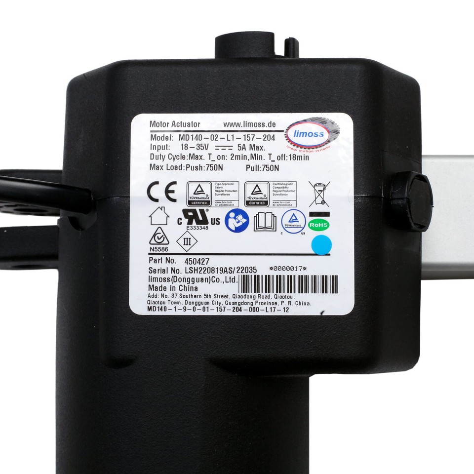 Limoss 450427 Actuator Motor MD140-02-L1-157-204 for Power Recliner ...