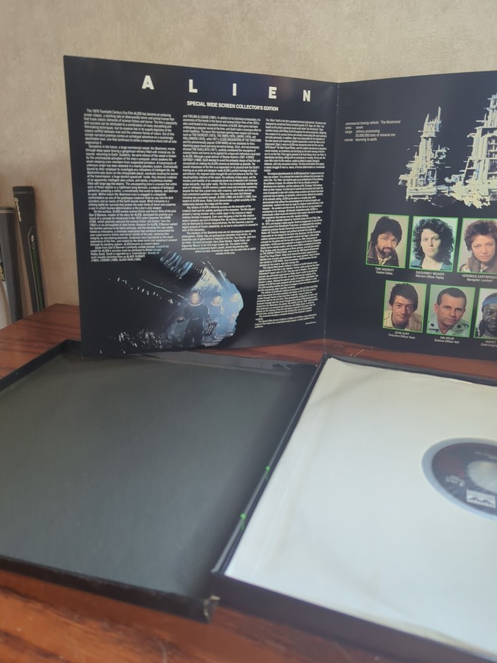 Alien Laserdisc 1992 3 disc Special Wide Screen Box Set Ridley Scott HR ...