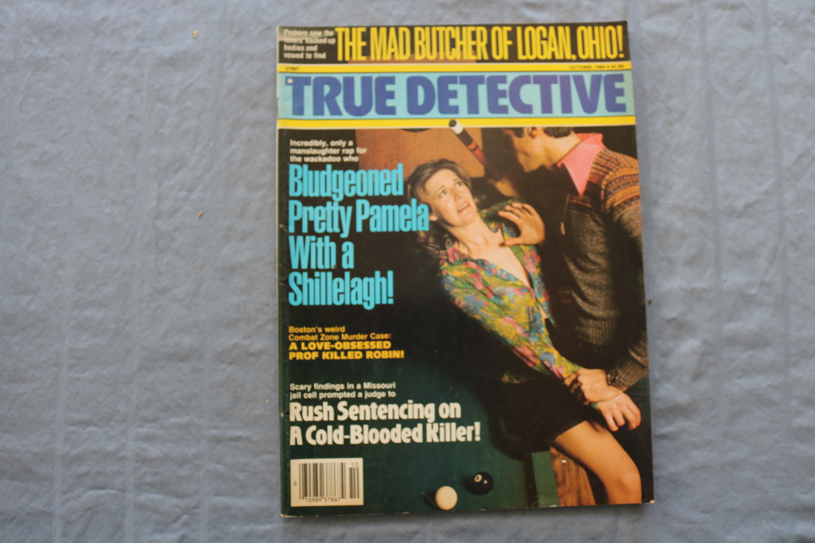 1984 OCT TRUE DETECTIVE MAGAZINE - BLUDEGEONED PRETTY PAMELA COVER - ST ...