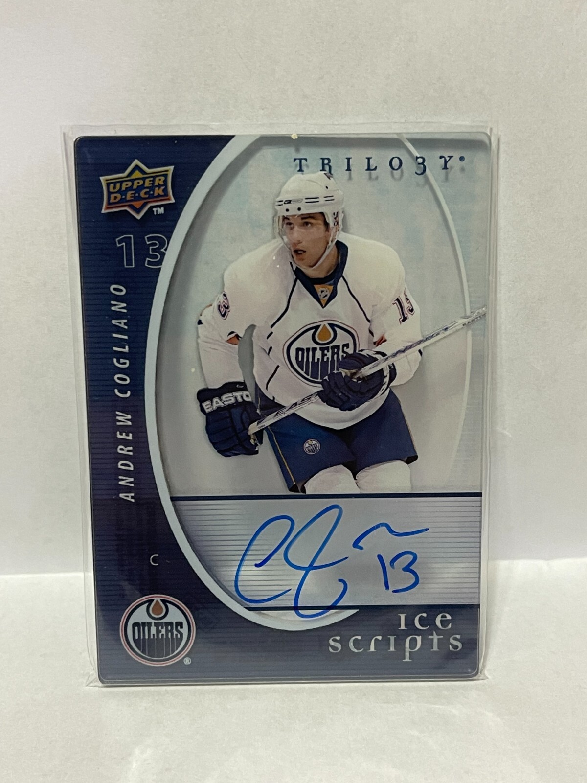 2008-09 Upper Deck Trilogy Ice Scripts #ISAC Andrew Cogliano | eBay