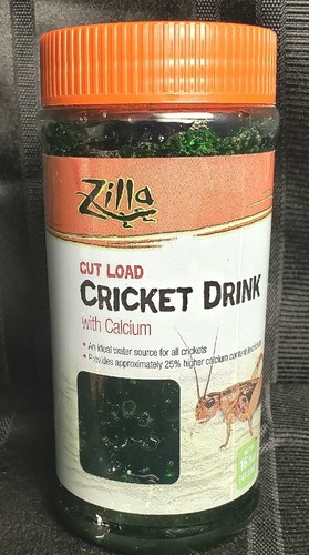 Zilla Reptile Food Gut Load Cricket Drink with Calcium - 16 Oz. | eBay