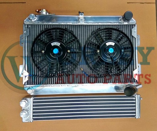 Radiator RX7 SERIES 1 2 3 S1 S2 S3 SA FB 1979-1985 For MAZDA 2Row Oil ...