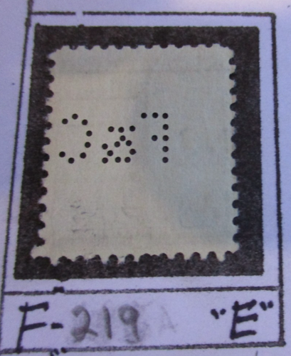 U.S. PERFIN F-219 ( F&C ) "FLOOD & CONKLIN Mfg. Co. NEWARK, NJ" | eBay