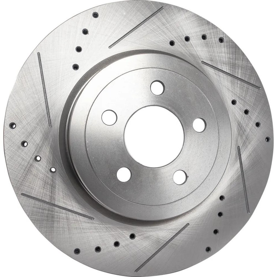 New Cross-drilled Brake Disc Fits Dodge By 43087 53023 780256 900241 ...